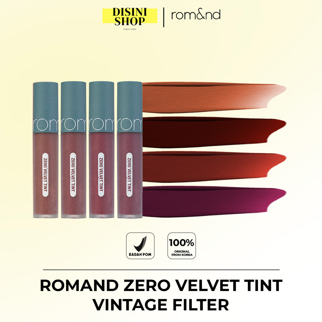 ROMAND Zero Velvet Tint Vintage Filter (4 Colors) – Disini Shop